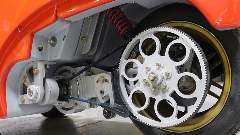 Patented Swingarm Drive | Sparrow EV